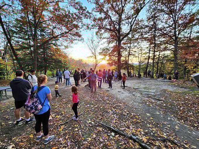 Fall's fashion show is in full swing at the overlook, where Mother Nature proves she's still the ultimate influencer.