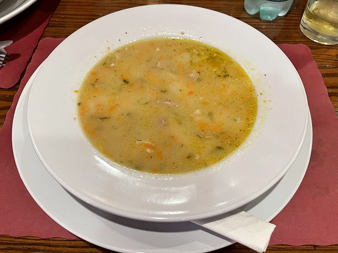 This pickle soup might raise eyebrows at first mention, but one spoonful and you'll wonder why we don't put pickles in everything. Comfort in a bowl!