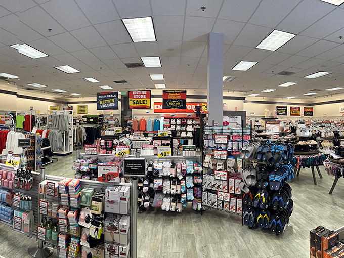 Racks upon racks of discounted treasures await the savvy shopper&mdash;like a retail treasure hunt where everyone wins.