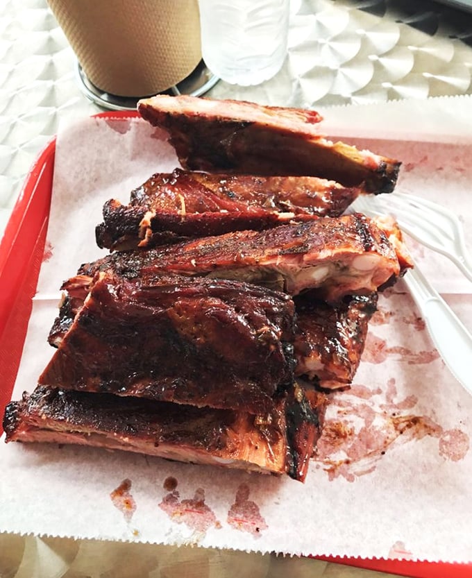 These ribs don't just fall off the bone&mdash;they practically leap into your mouth with smoky enthusiasm.