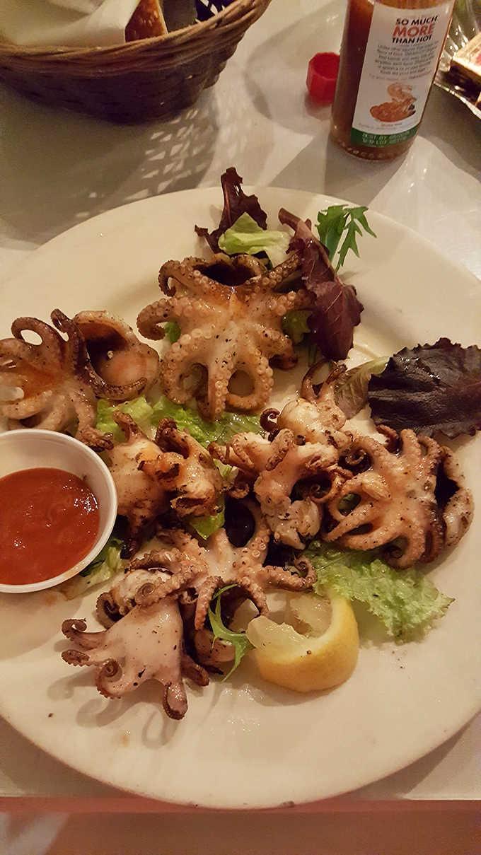 This grilled octopus isn't just tender&mdash;it's had more therapy than most of us. The perfect char marks are like nature's way of saying "you're welcome."