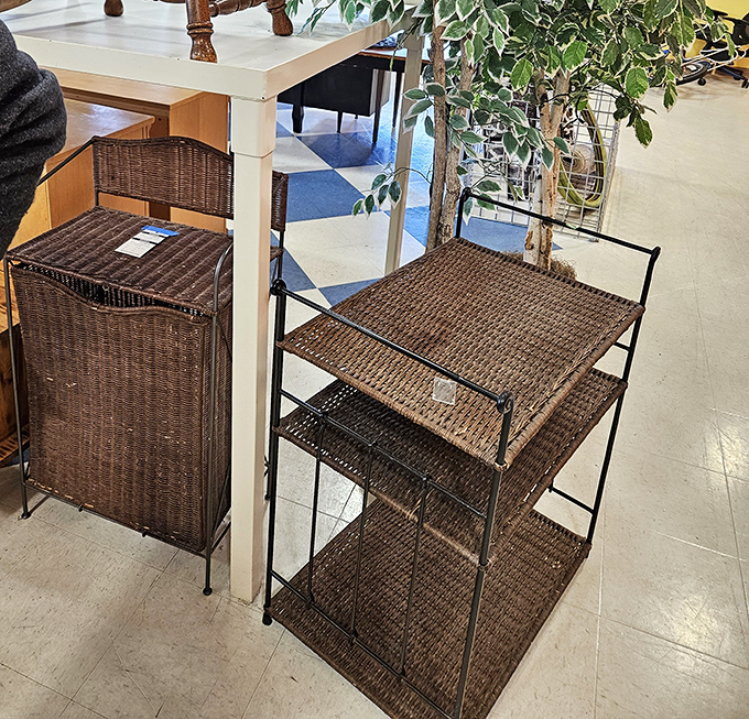 Furniture finds await the patient hunter. That wicker hamper might just be the missing piece your entryway needs&mdash;at a fraction of retail price.