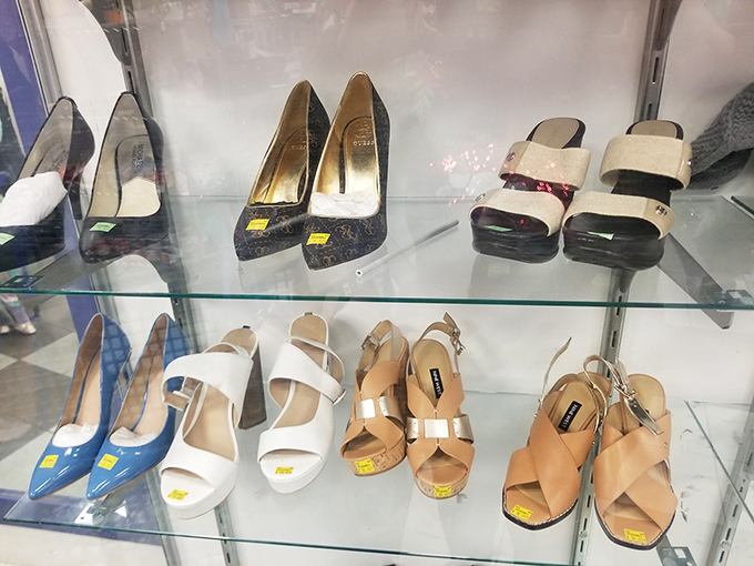 From designer heels to practical sandals, the shoe section offers footwear fantasies at prices that won't give your wallet blisters.