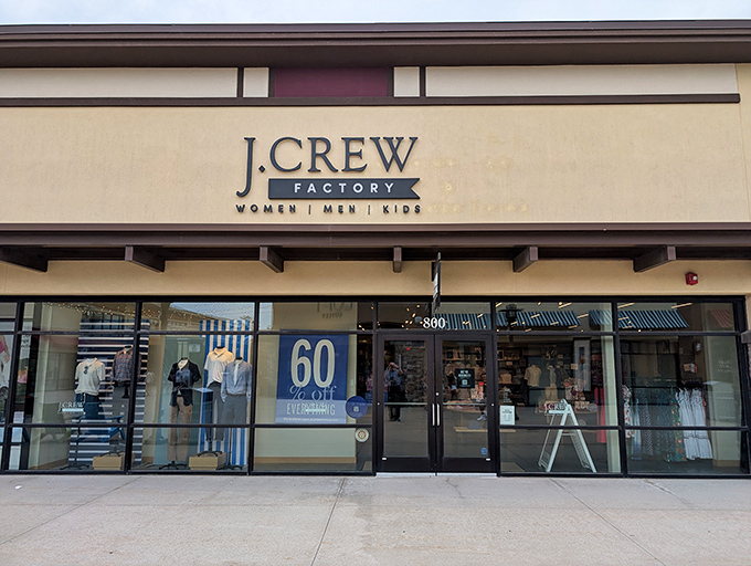 J.Crew Factory's clean lines and nautical vibes make you feel like you should be heading to a yacht club, not back to your minivan.
