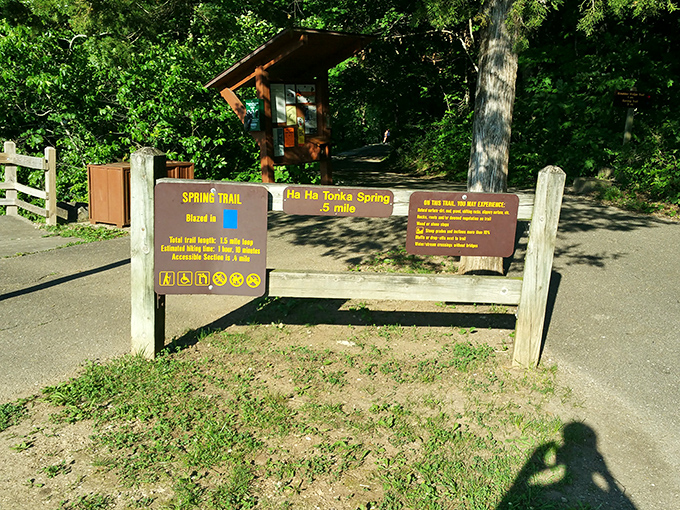 "Spring Trail, .5 mile" promises a journey that's short in distance but long on wonder. The best things in nature don't require marathon hiking.