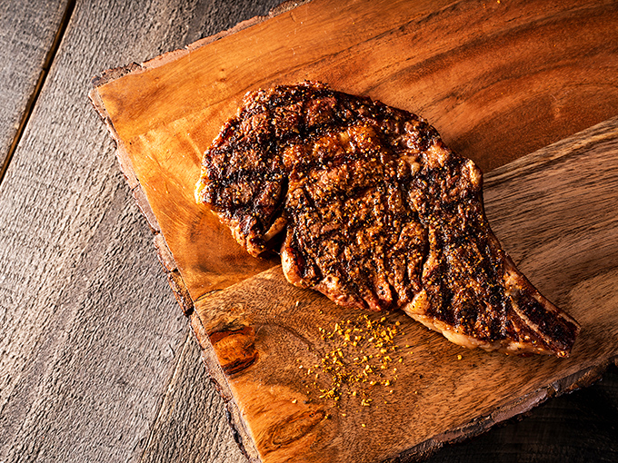 That perfect char, that rosy interior&mdash;this steak doesn't need fancy plating because it's the undisputed star of the show.