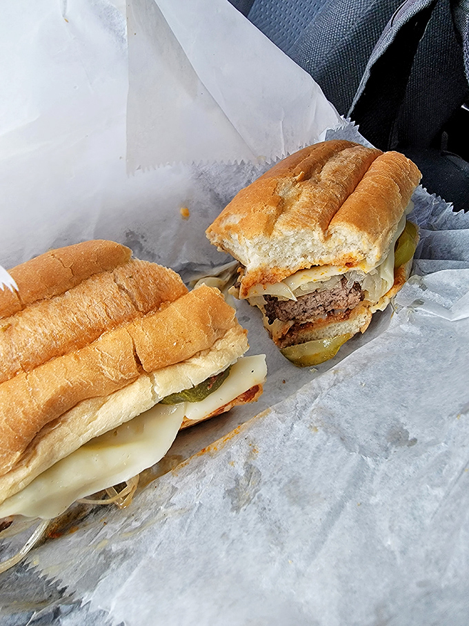 Behold the steak hoagie &ndash; where tender beef meets melty cheese in a perfectly toasted roll. Worth every napkin you'll need.