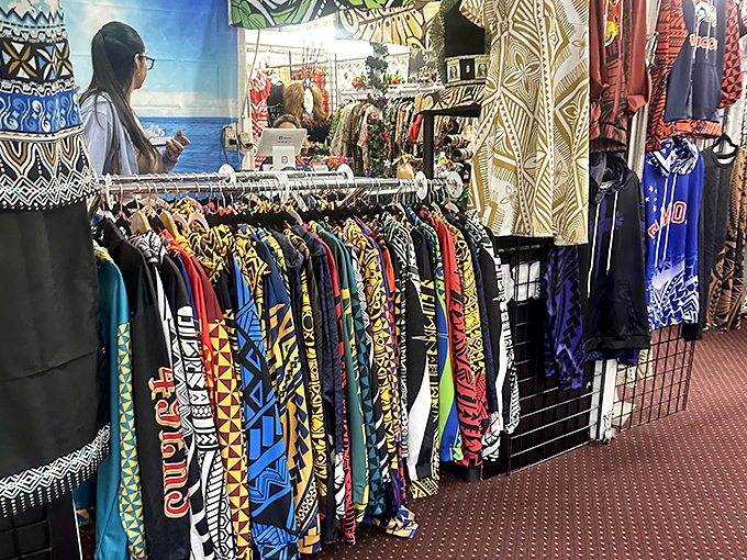 A kaleidoscope of colors and patterns that would make Joseph's technicolor dreamcoat look monochrome&mdash;cultural fashion that brings global style to the Nevada desert.