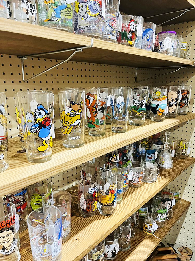 Disney glasses that outlasted VHS tapes and dial-up internet. Sip from these, and suddenly you're eight years old again.