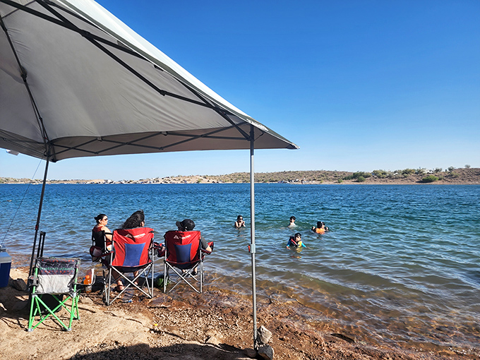 Sunlight dances across hidden coves where boaters discover private beaches accessible only by water&mdash;Lake Pleasant's most treasured secret spots.