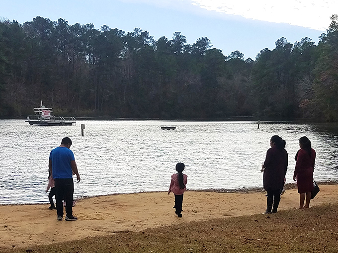 Family moments by the water create memories that outlast any souvenir. The sandy beach area welcomes visitors of all ages.