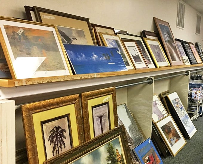 Wall art paradise! From seaside scenes to abstract splashes, here's where bare walls meet their match without breaking the bank.