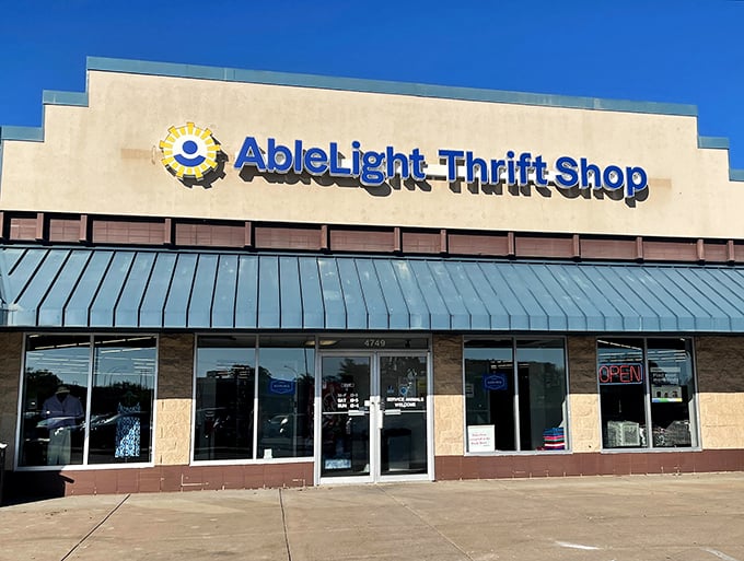 AbleLight's clean, bright exterior hints at the carefully curated treasures waiting to be discovered within.