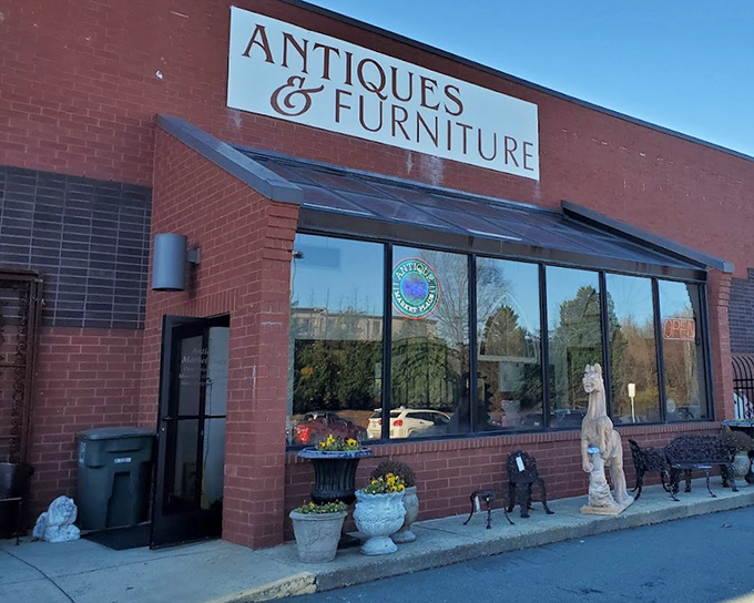 Endless aisles stretch toward infinity inside this Greensboro marketplace, each turn revealing another era worth exploring thoroughly.