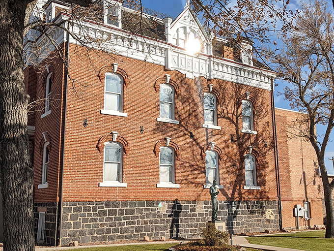 Beaver's historic brick courthouse stands as a testament to pioneer craftsmanship that's weathered more than a century.