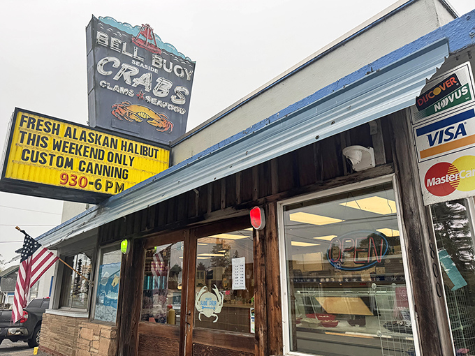 Bell Buoy's no-nonsense exterior hides seafood treasures within &ndash; like finding Neptune's pantry on the Oregon coast.