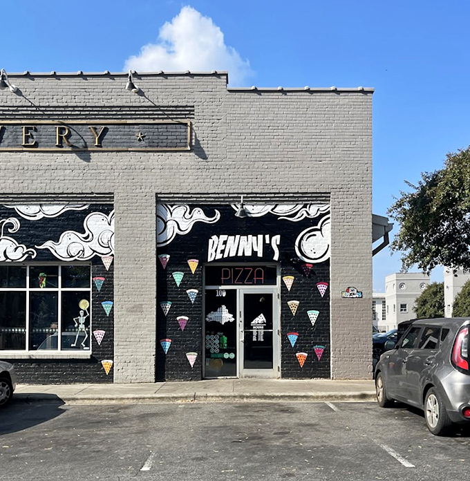 Street art and serious pizza collide beautifully at this Charlotte gem that locals guard like family secrets.