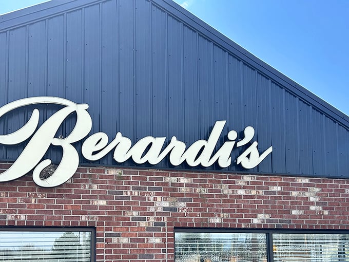 Brick and siding blend beautifully, creating the kind of neighborhood spot where regulars become family.