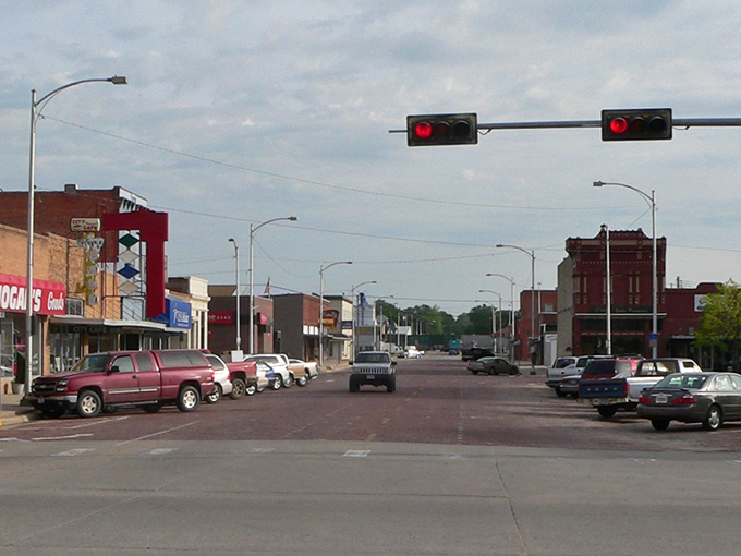 Broken Bow's downtown - where parallel parking is still easy and shop owners remember your name. 