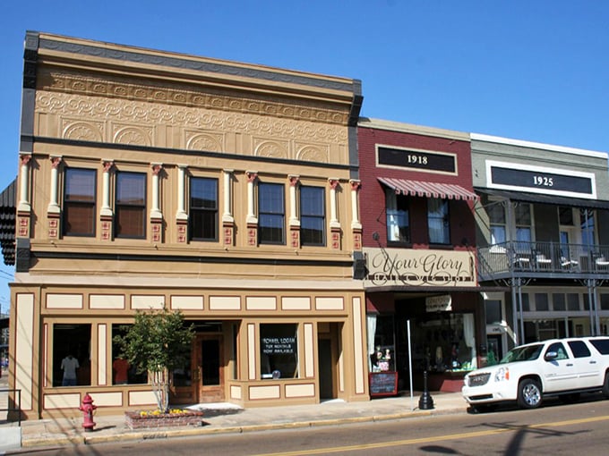 Brookhaven's historic downtown welcomes budget-conscious visitors.