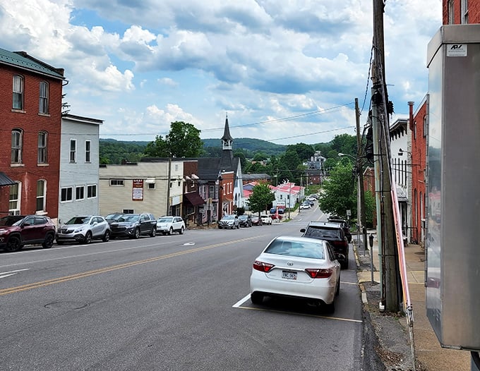 Brookville's main drag showcases the kind of brick buildings they just don't make anymore. Solid as Pennsylvania itself!