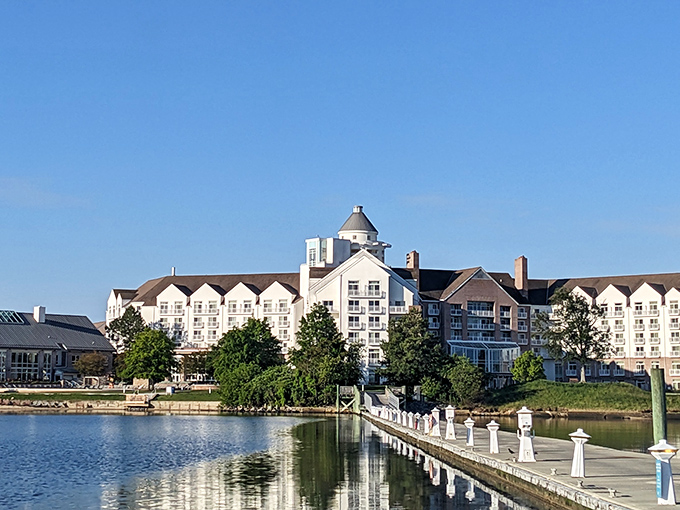 Cambridge's waterfront invites you to sit a spell and watch boats drift by while contemplating absolutely nothing important.