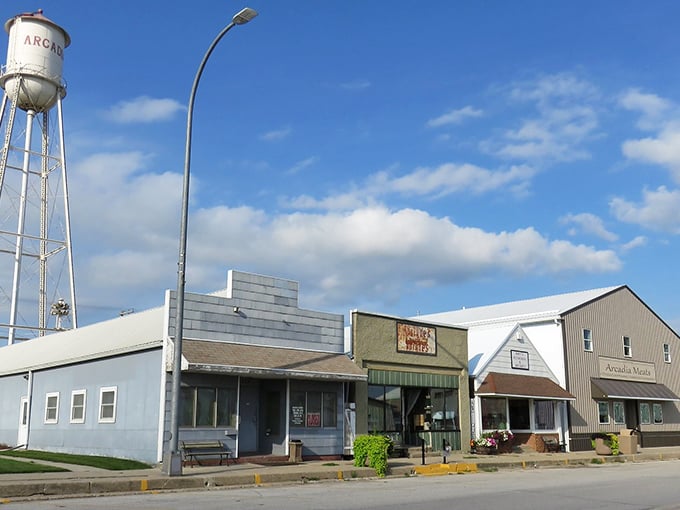 Carroll's water tower stands tall as a beacon welcoming travelers to discover genuine Midwestern hospitality below.