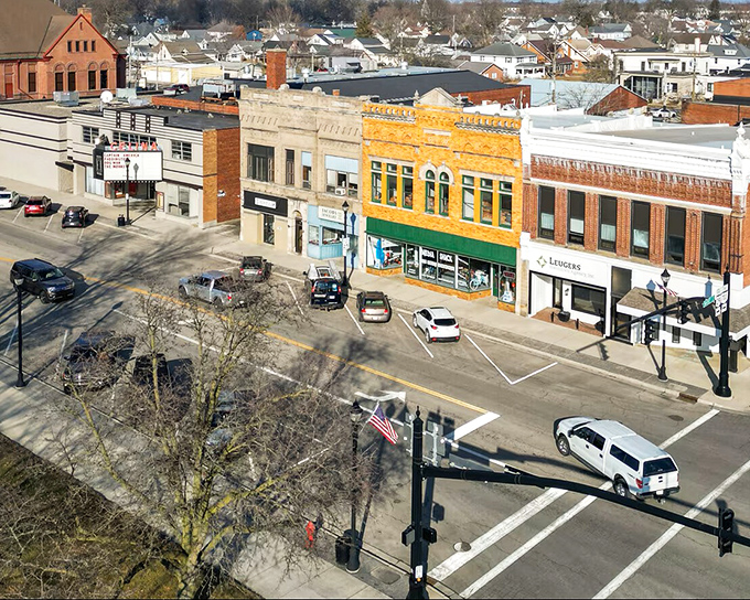 Historic storefronts in Celina whisper of simpler times, when downtown was where you caught up on both shopping and gossip.