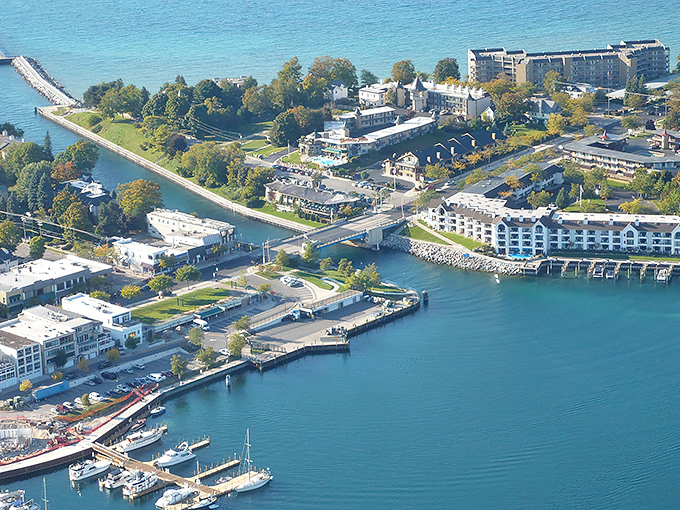 Charlevoix's waterfront park proves that million-dollar views don't always require a million-dollar budget.