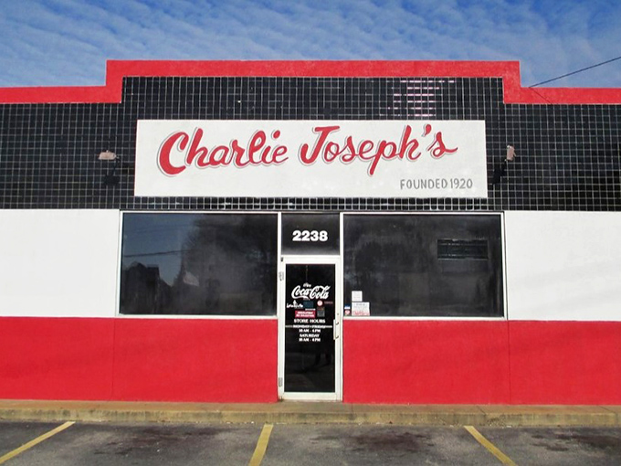 That bold red and white storefront has been welcoming hungry souls since the Roaring Twenties - now that's staying power.