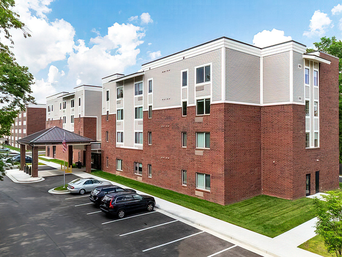 This Lexington tower stands proud on Versailles Road, offering city living without the scary price tag attached.