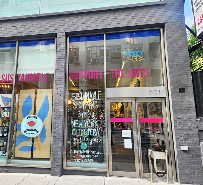 City Opera's sleek Chelsea location brings high-culture sophistication to the wonderful world of thrift store treasure hunting.