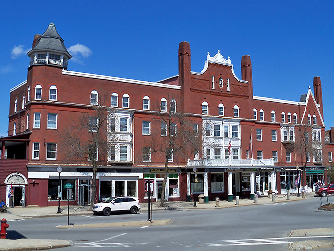 Claremont's stately brick architecture stands proud and sturdy, like the reliable friend who's always there when needed most.