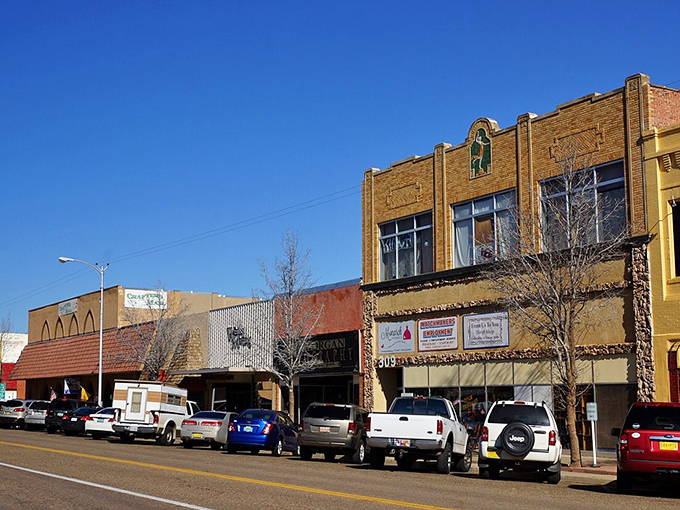 Clovis's brick buildings stand proud along Main Street like sentinels guarding decades of community memories and stories.