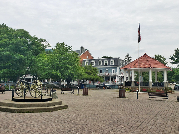 Cold Spring's town square feels like stepping into a snow globe where time forgot to keep rushing forward.