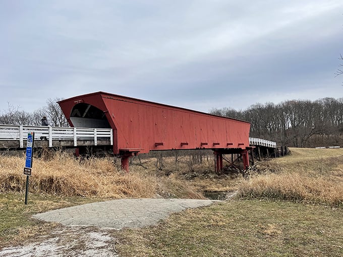 The famous covered bridges of Madison County stand as wooden time capsules in picturesque valleys. Meryl Streep not included!