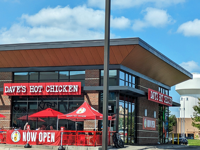 Dave's Hot Chicken brings modern flair and fiery flavors to Minnetonka with chicken that ranges from mild to outrageously spicy. 