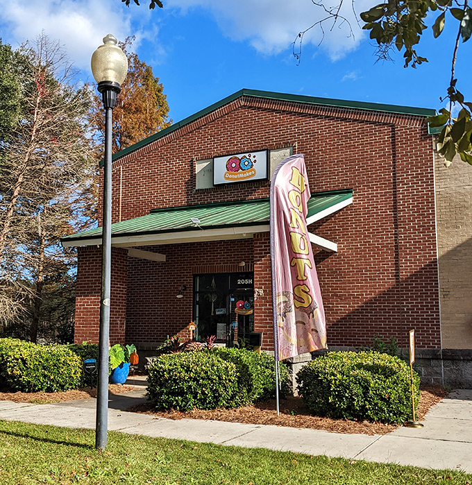 DonutMakes' brick exterior might look unassuming, but inside lies a wonderland of fried dough that would make Homer Simpson weep.
