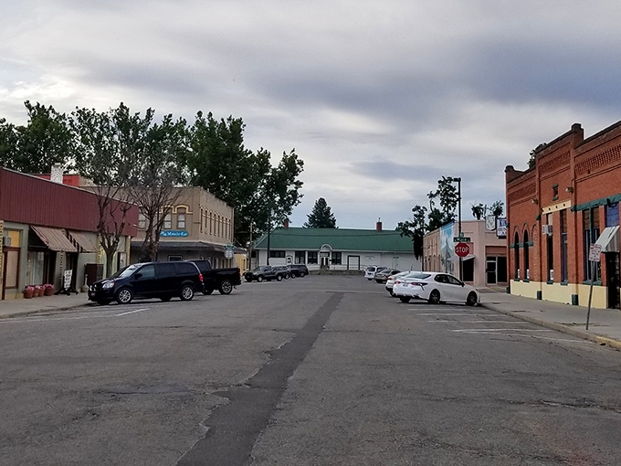 Emmett's tree-lined main street offers shade for your wallet and your afternoon strolls.