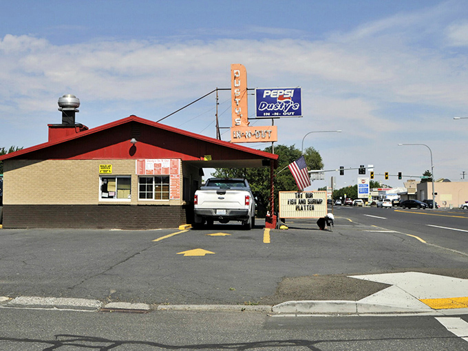 Sunny skies and vintage storefronts create the perfect recipe for peaceful living.