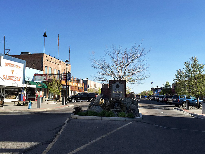 Fallon's downtown district maintains that authentic small-town America feel that's becoming increasingly precious and rare.