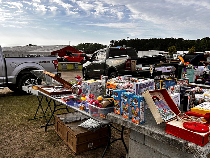 Open-air markets like this remind you of simpler times when finding treasures meant getting your hands dirty.