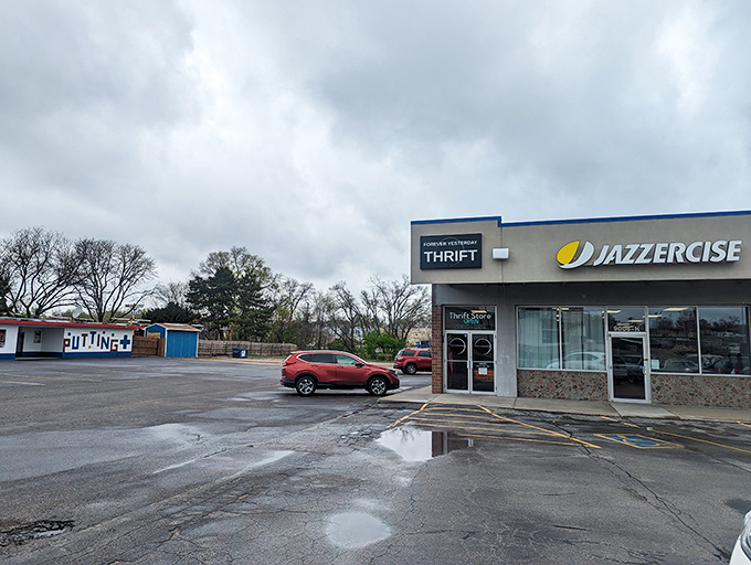 Forever Yesterday Thrift sits unassumingly in a strip mall, but don't let that fool you&mdash;vintage wonders await inside.