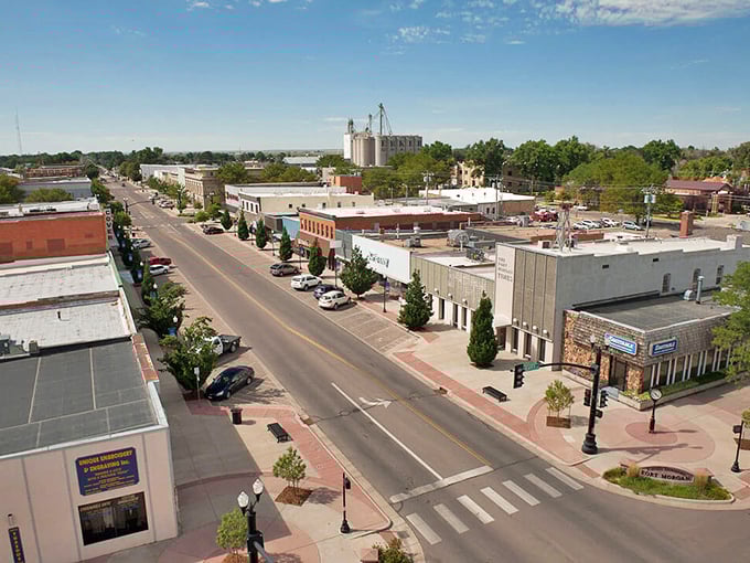 Fort Morgan's brick-lined streets whisper stories of simpler times and sensible prices.