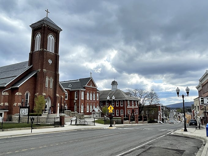 Mountain town charm radiates from every brick building and friendly storefront along this classic American Main Street.