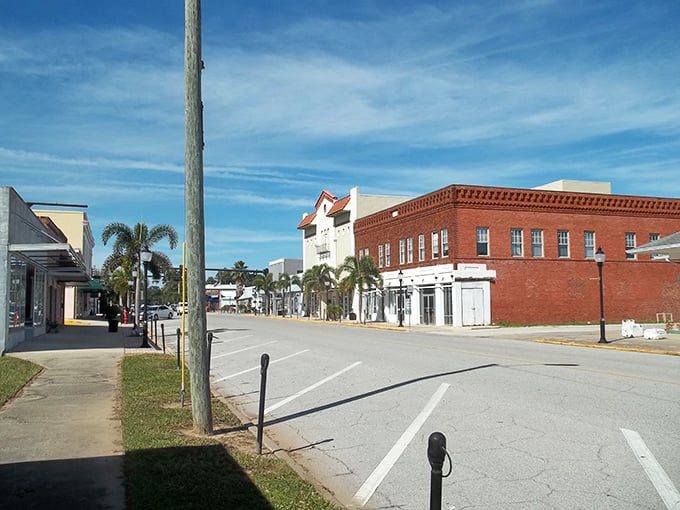 Frostproof's main drag proves paradise doesn't need palm trees, just friendly folks and fair prices. 
