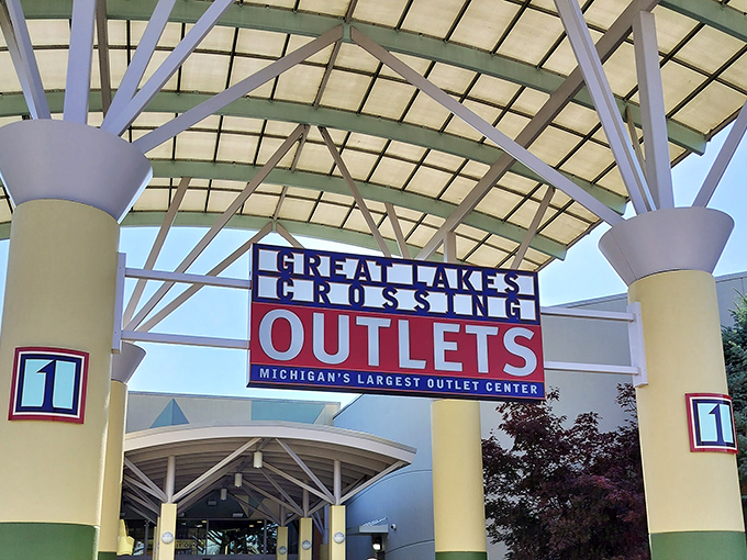 "Michigan's Largest Outlet Center" - when they make claims this bold, you know adventure awaits inside.