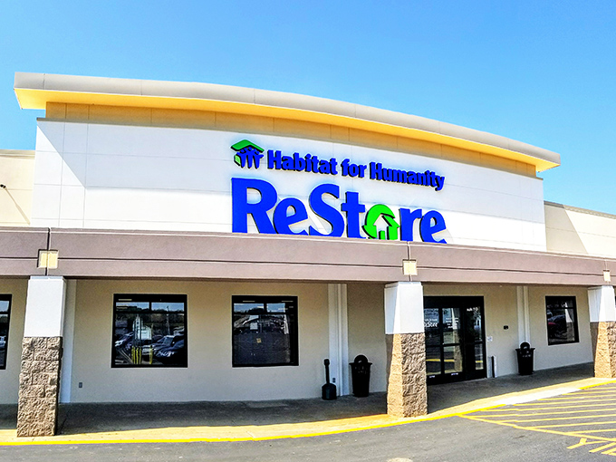 ReStore's clean, modern facade belies the wonderful chaos of home improvement treasures waiting inside.