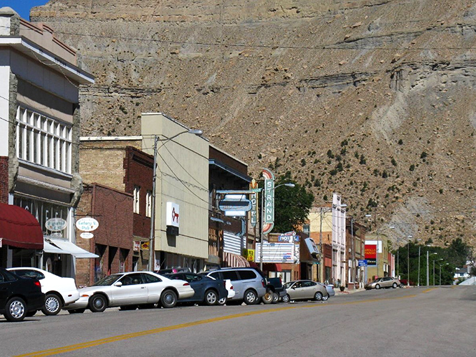 Helper's historic main street sits snug in the canyon, where old brick buildings tell stories of mining days gone by.