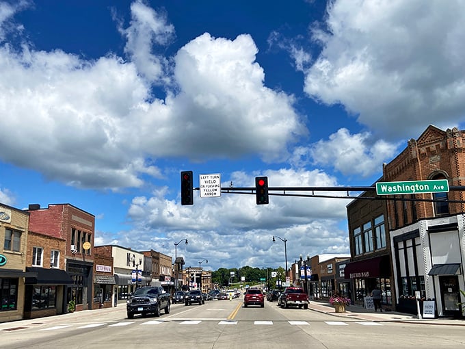 Hutchinson's perfectly preserved downtown makes you wonder if time travel might actually be possible in small-town Minnesota.